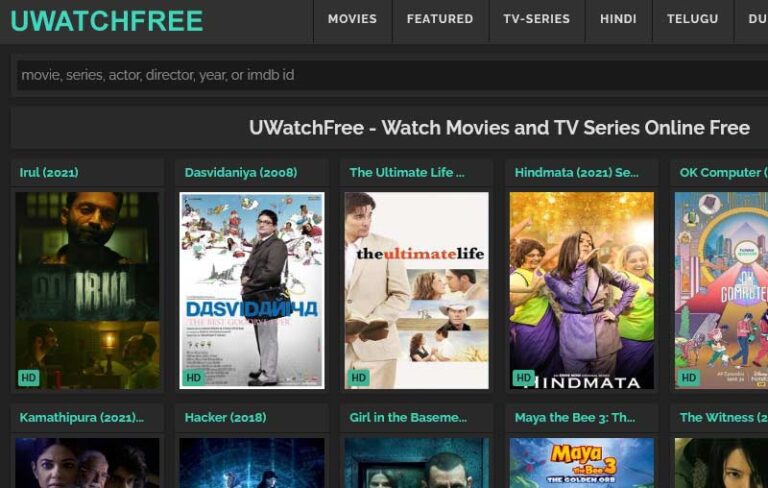 UWatchFree 2023 - Online Free Watch and Download Movies and Web Series ...